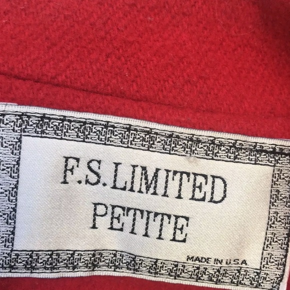 FS Limited Vintage | Jackets & Coats | Vintage Fs Limited Black Red ...